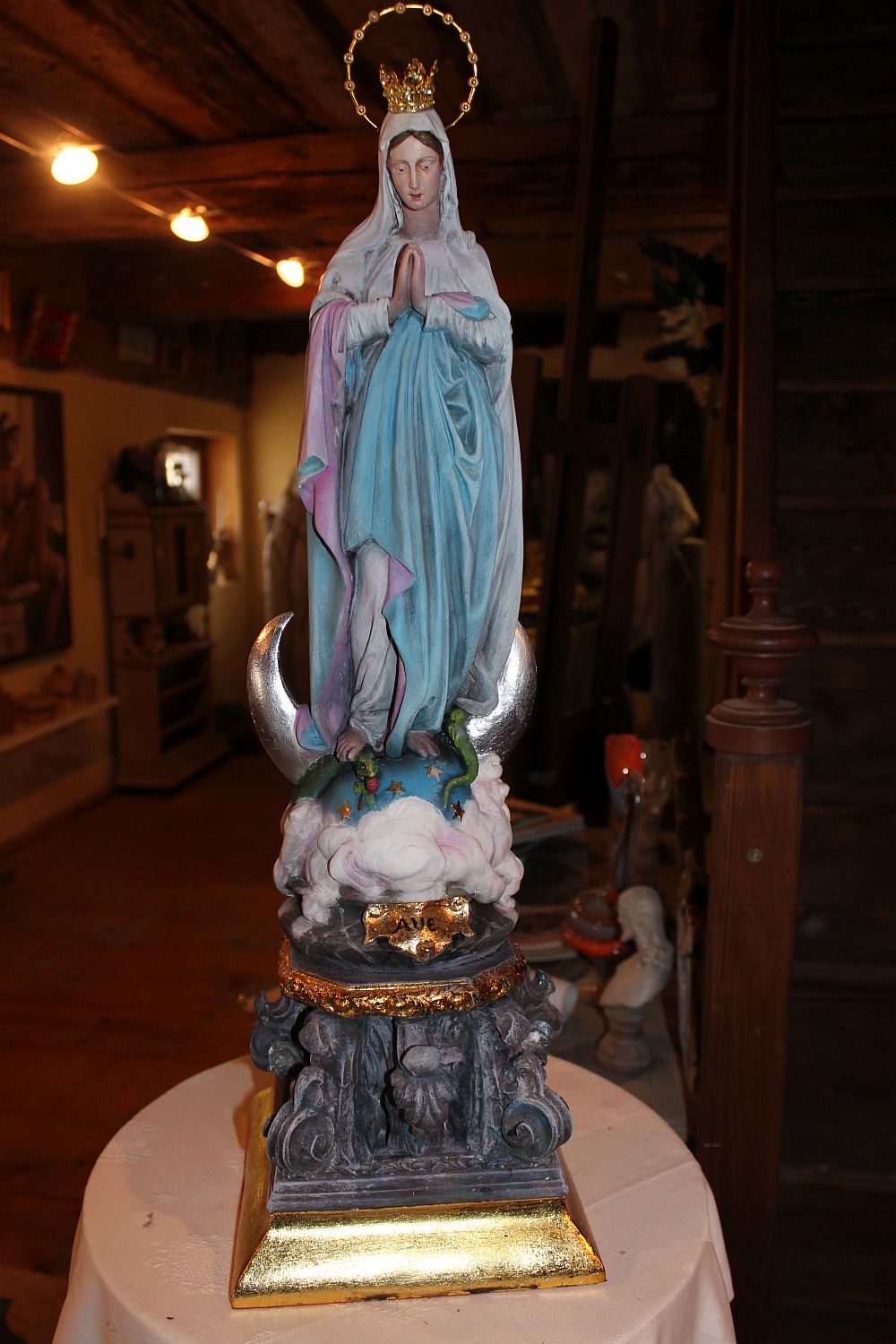 Skulptur „Maria Immaculata“ - Kunst Skulpturen Raumgestaltung ...